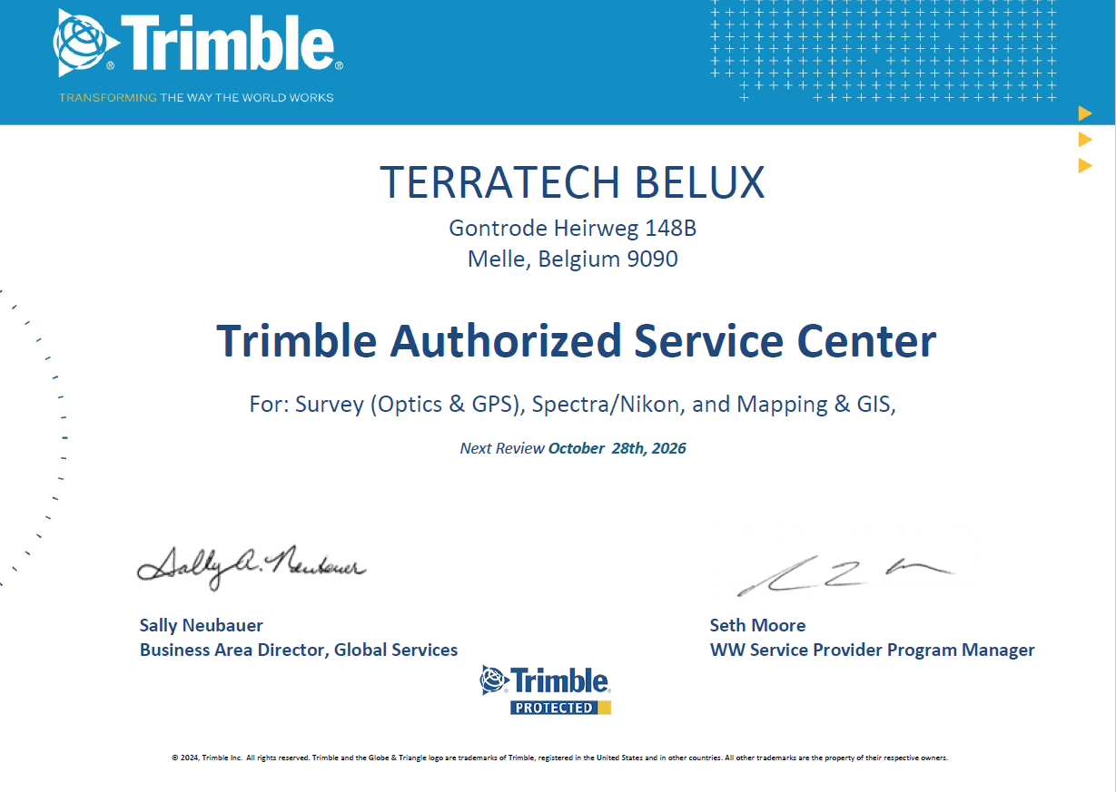Trimble Authorized Service Center I AllTerra Belux